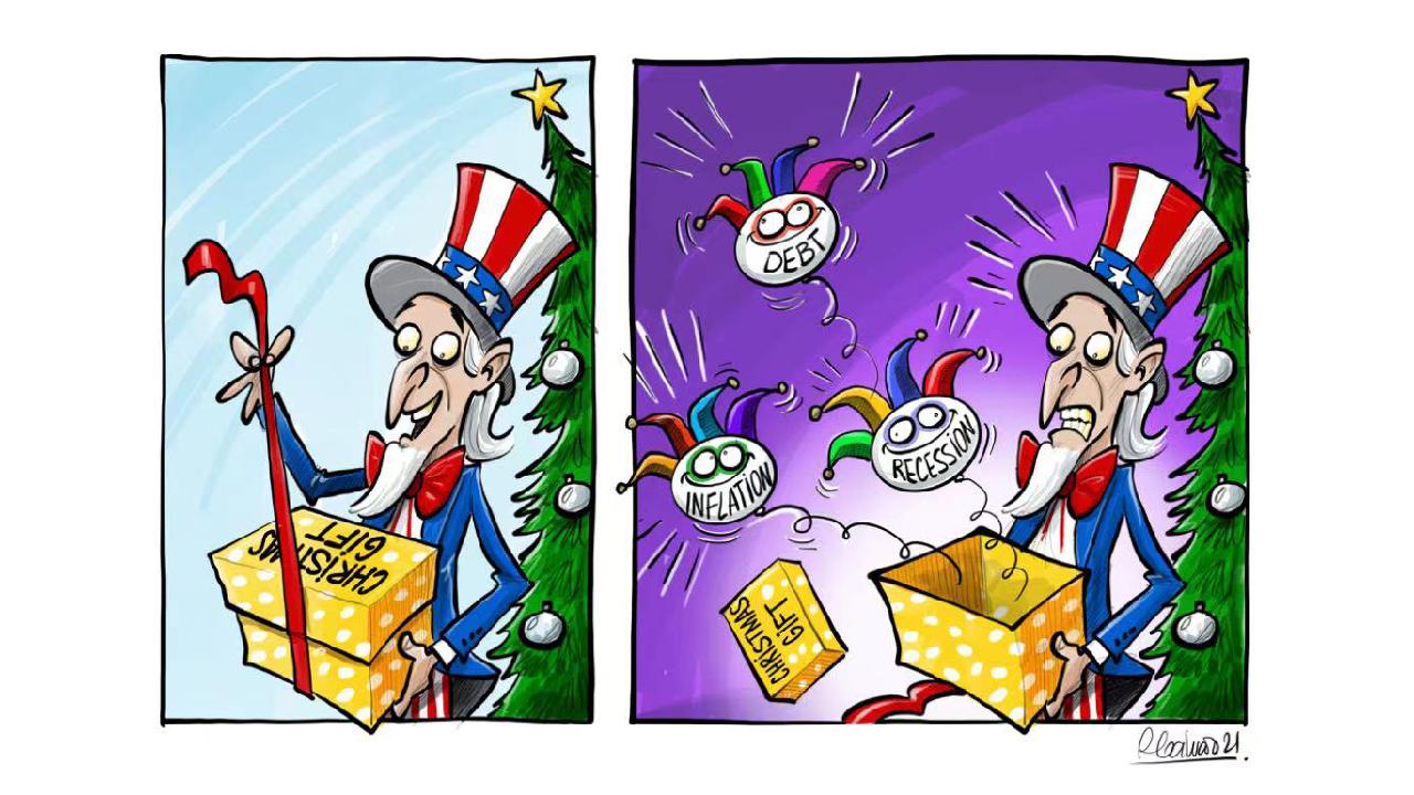 Uncle Sam's Christmas gift - CGTN