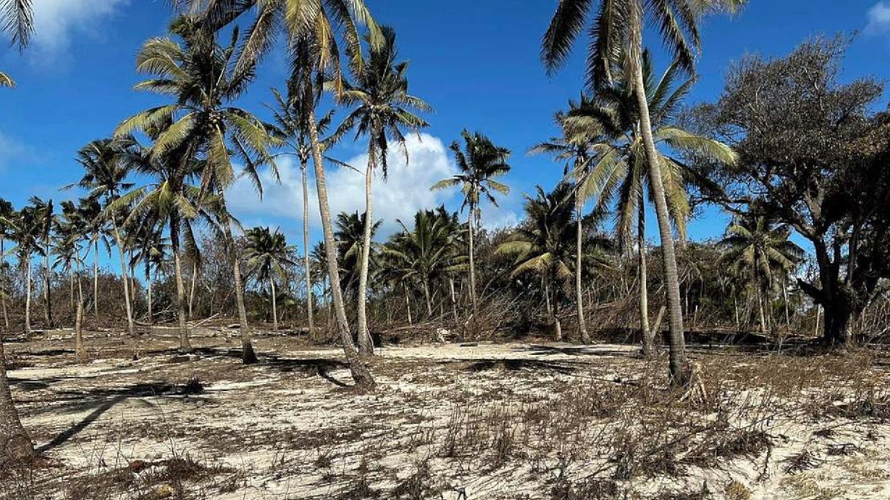 The scene after the volcanic eruption in Tonga - CGTN