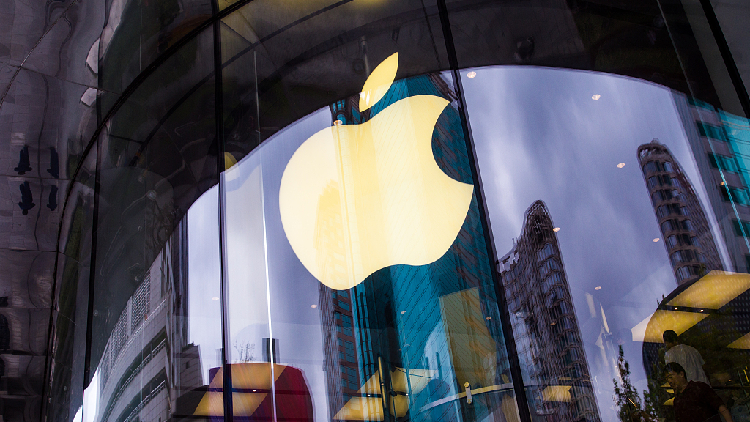 Apple's stock racks up biggest one-day gain since July 2020 - CGTN