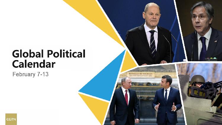 Global Political Calendar: Scholz in U.S., Macron in Russia - CGTN