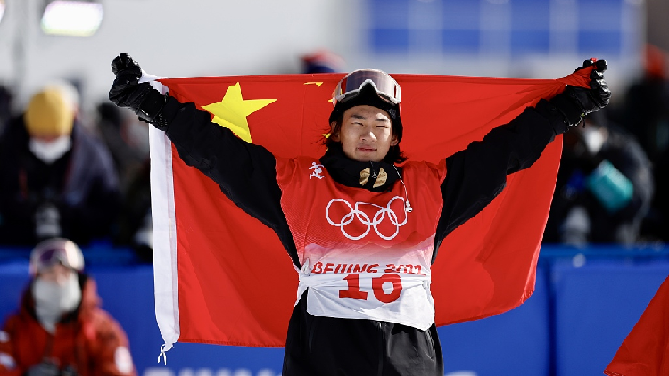 China's Su Yiming wins men's slopestyle silver at Beijing 2022 - CGTN