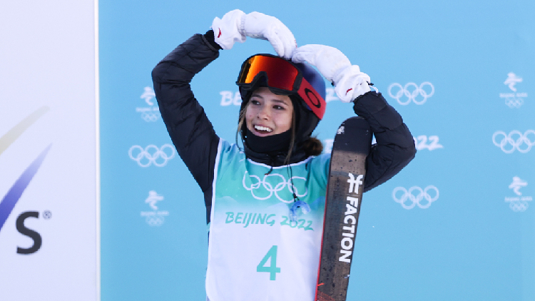 China's Gu Ailing wins women's freeski big air gold at Beijing 2022 - CGTN