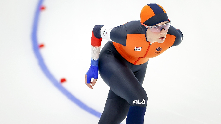 Dutch Schouten wins gold in women's 5,000m speed skating - CGTN