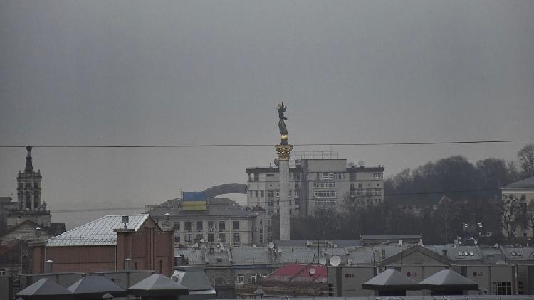 Live: View of skyline in Kyiv - CGTN