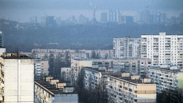 Live: View of Kyiv's skyline - CGTN