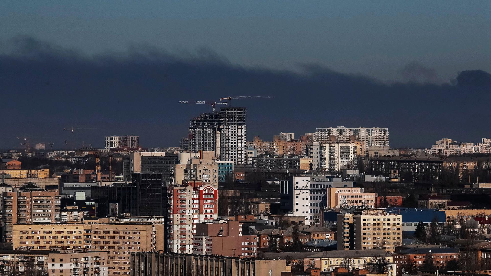 Live: View of Kyiv's skyline - CGTN