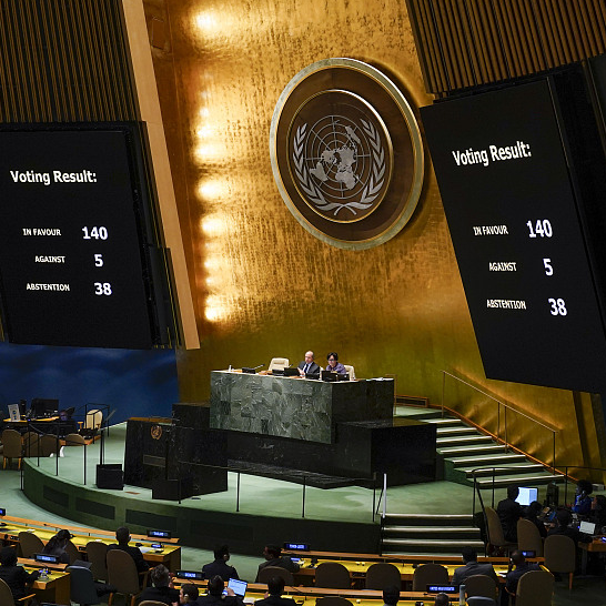 UN General Assembly votes on safe humanitarian access to Ukraine - CGTN