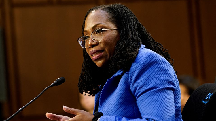 U.S. Supreme Court nominee Jackson clears procedural hurdle in Senate ...