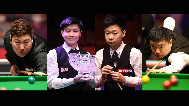 Four Chinese players to compete at World Snooker Championship - CGTN