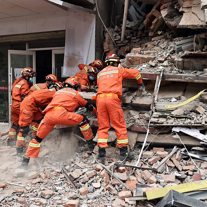 Live: Search for Changsha building collapse survivors underway - CGTN