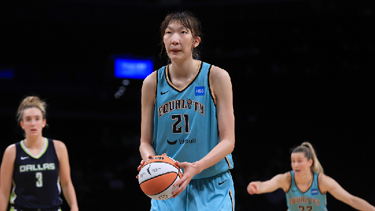 Han Xu continues to make efficient offensive performance for Liberty - CGTN