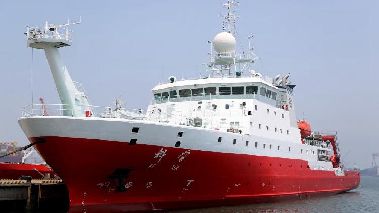 Chinese research ship finishes 'health check' after decade of service ...