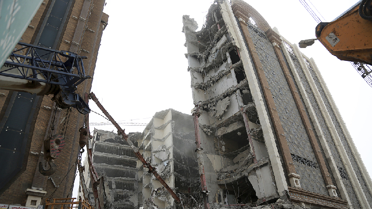 Death toll from Iran building collapse reaches 10 - CGTN