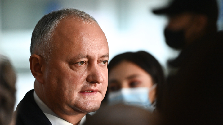Moldovan investigators search home of former President Dodon - CGTN