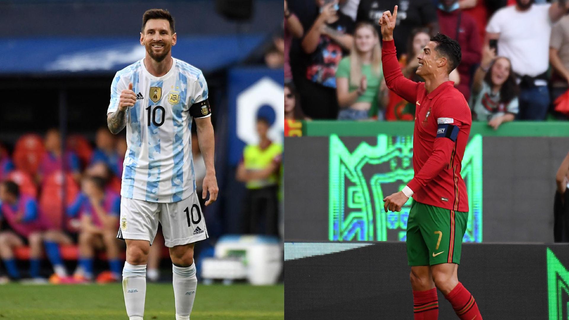 Messi makes history with record-breaking 5 goals, Ronaldo nets twice - CGTN