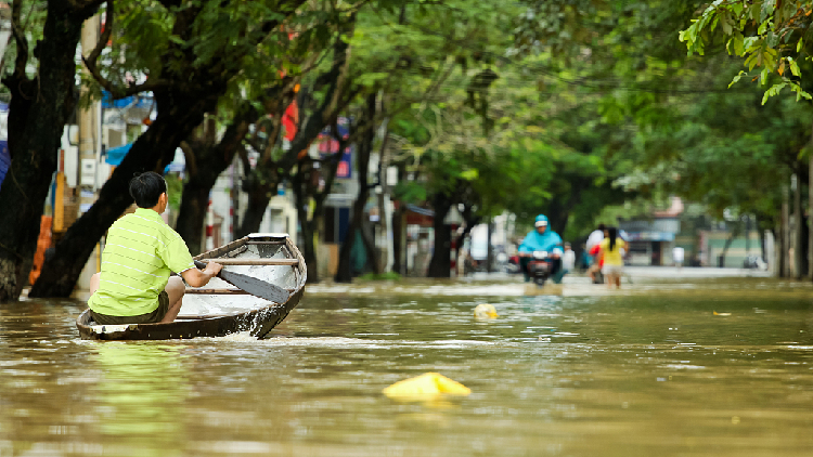 Nearly 1 in 4 globally at risk from severe flooding: study - CGTN