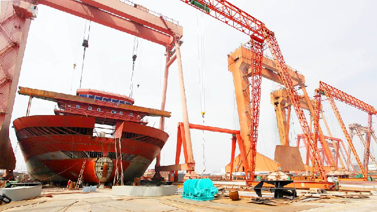 China's shipbuilding industry enjoys strong rebound in June - CGTN