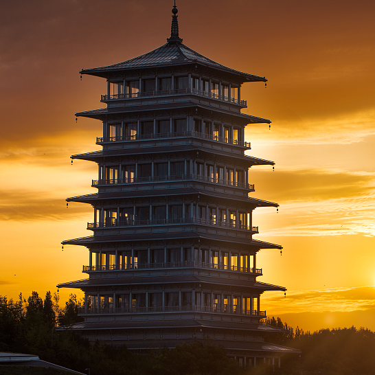 Live: Chang'an Tower, a landmark in the ancient city of Xi'an - CGTN