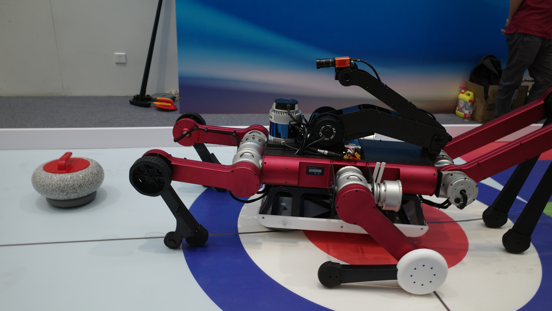 Skiing and curling robots shine at World Robot Conference - CGTN
