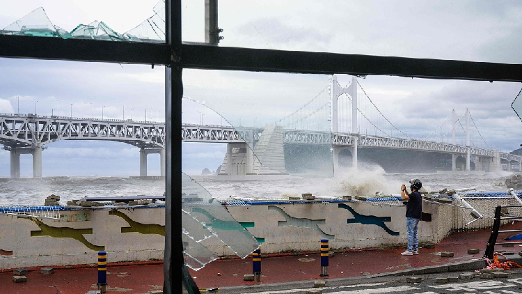 South Korean typhoon death toll rises to 10 - CGTN