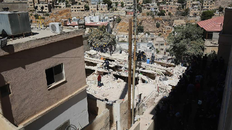 Building collapse in Jordan kills 14 - CGTN