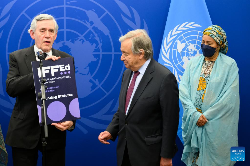 UN launches first-ever International Finance Facility for Education - CGTN