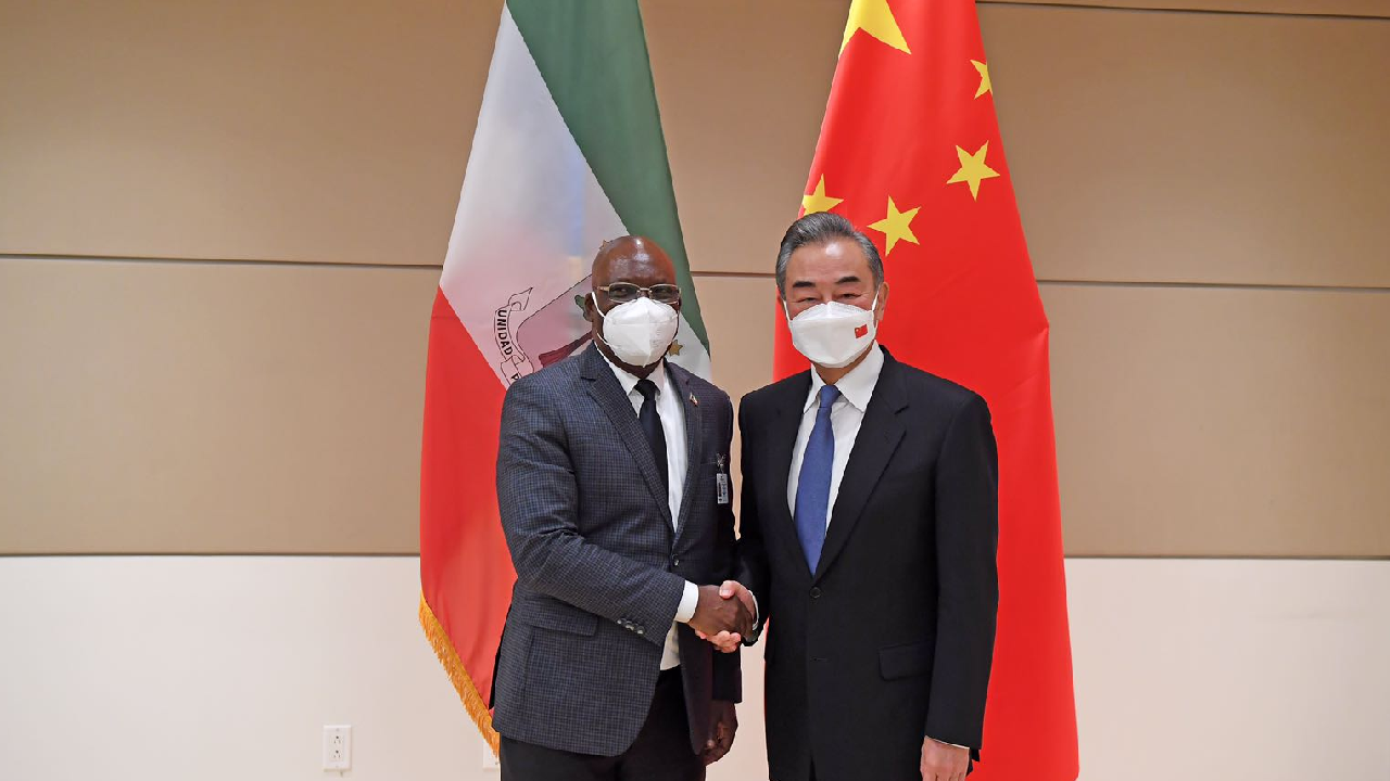 Wang Yi hails China-Equatorial Guinea relations as 'equal, friendly' - CGTN