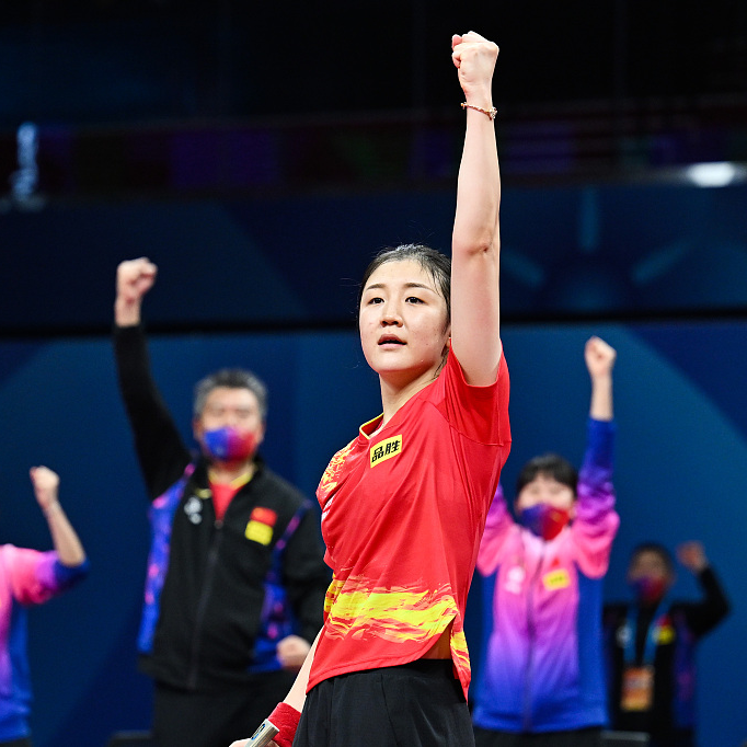 China win World Team Table Tennis Championships Women's title - CGTN