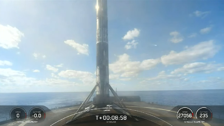 SpaceX launches 54 more Starlink internet satellites into space - CGTN