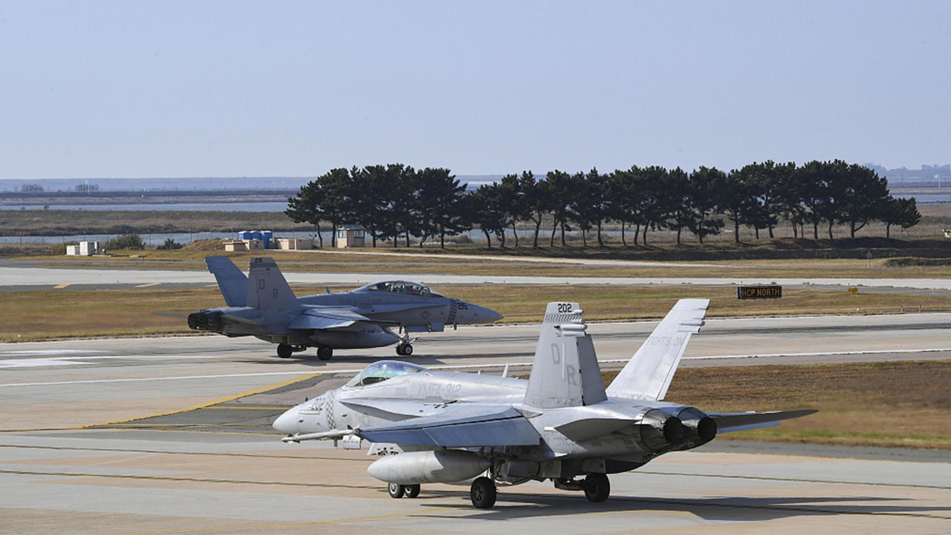 South Korea, U.S. hold joint air drills - CGTN