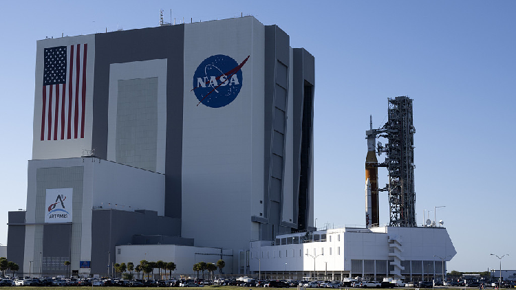 NASA moon rocket launch delayed again, this time by storm - CGTN