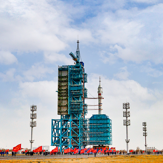 Live: Shenzhou-15 manned space mission's launch site - CGTN