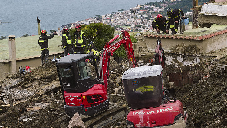 Death toll from Italy's Ischia landslide rises to 10 - CGTN