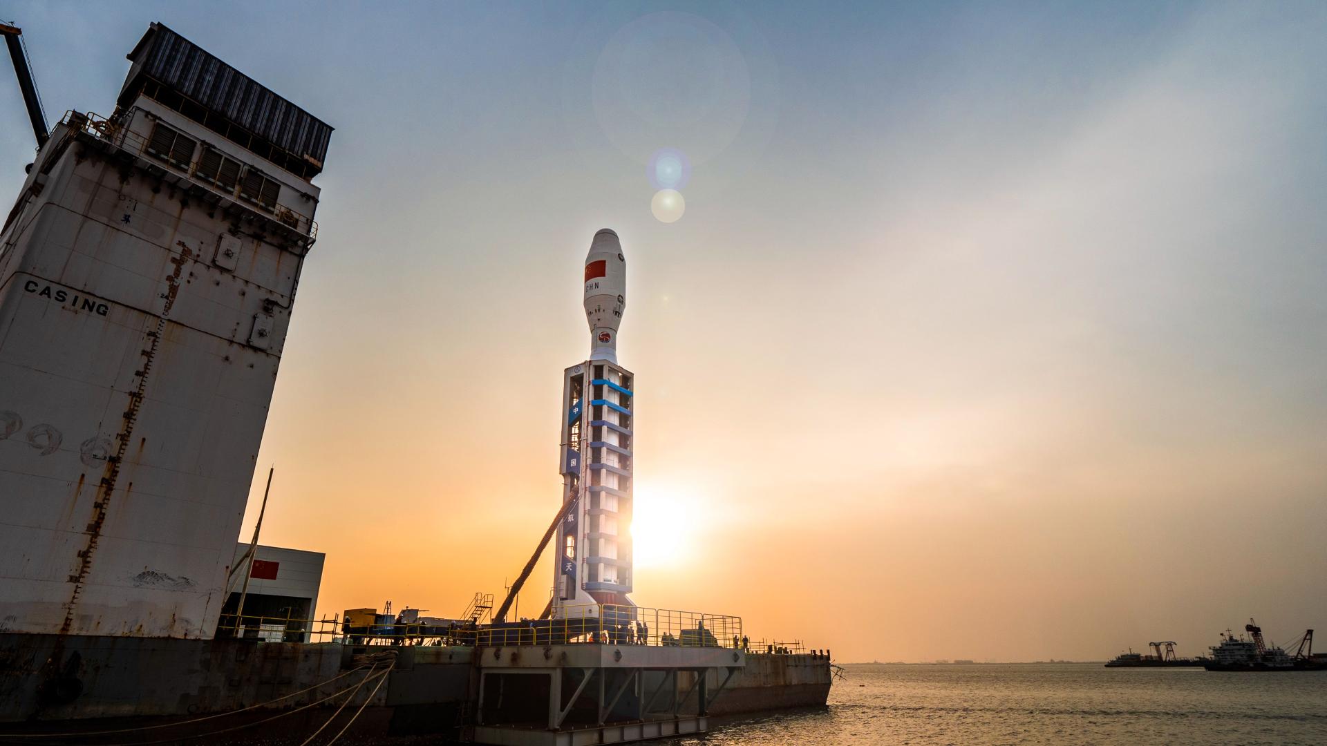 China's commercial rocket Smart Dragon 3 makes its maiden flight - CGTN