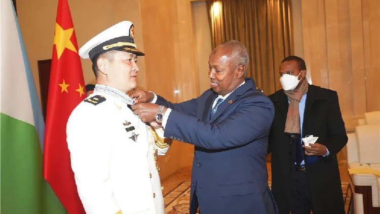 First commander of PLA support base in Djibouti awarded highest honor ...