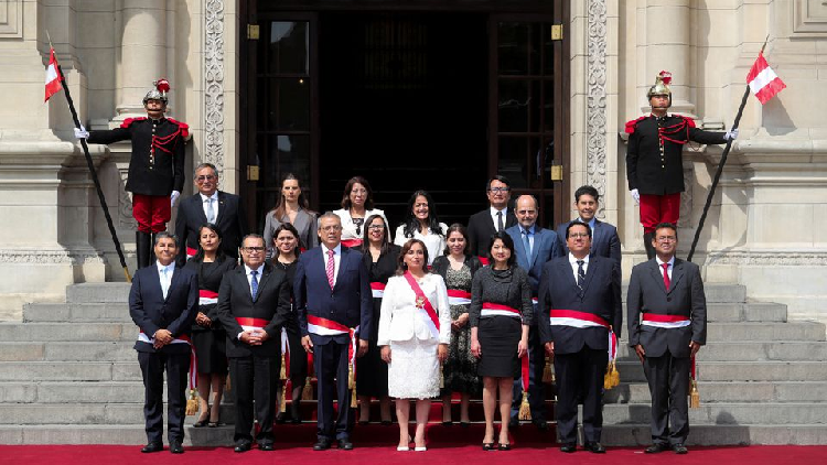 Peru's new leader swears in cabinet, 8 of them women - CGTN