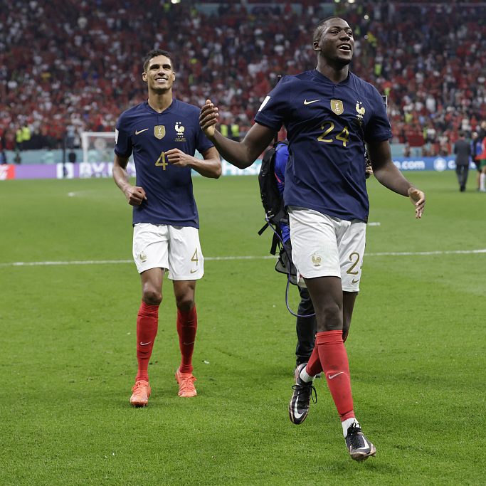 French center-back pair may miss World Cup final due to illness - CGTN