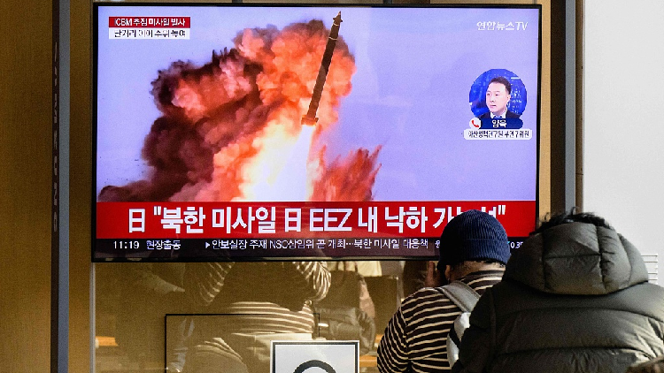 DPRK fires 2 ballistic missiles into East Sea: Seoul's military - CGTN