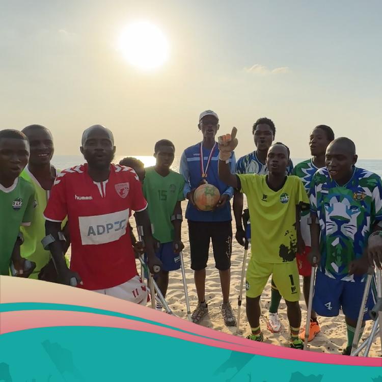 'We Talk' World Cup Edition: One-legged football team in Sierra Leone ...