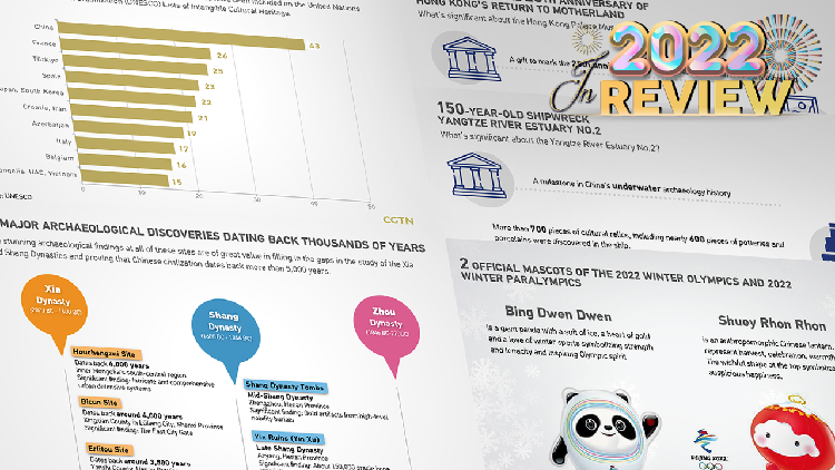 2022 in numbers: Five significant cultural events in China - CGTN