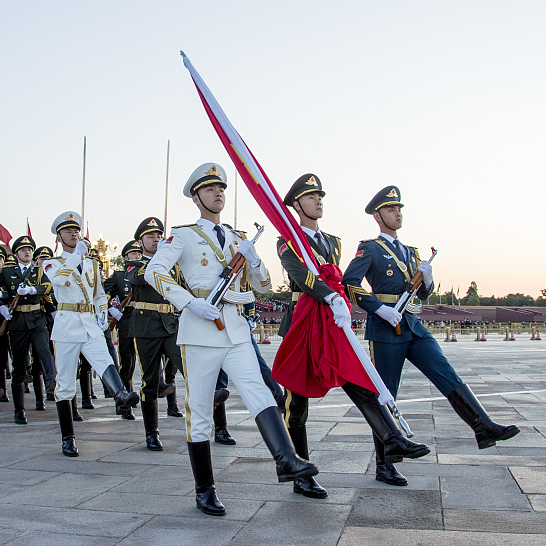 Live: First flag-raising ceremony of 2023 at Tian'anmen Square - CGTN
