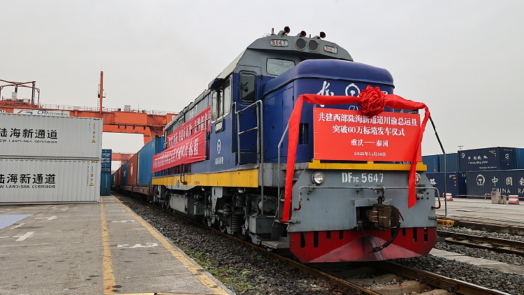 China rail-sea intermodal trains increase cargo volume in 2022 - CGTN