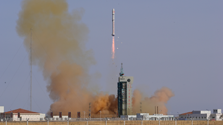 China launches three new satellites into space - CGTN