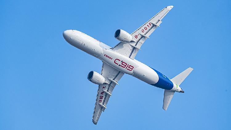 Number of orders for China's C919 jetliner reach 1,200: COMAC VP - CGTN