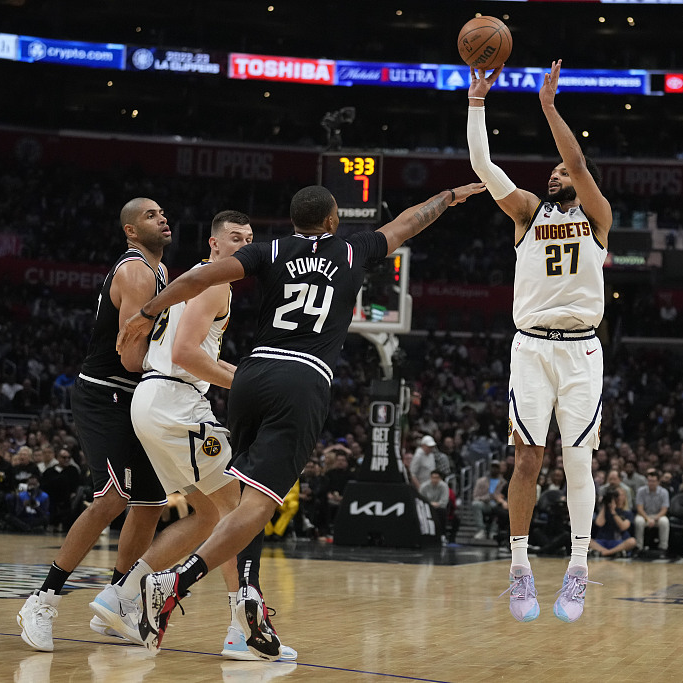 NBA highlights on Jan. 13: Nuggets beat Clippers without Jokic - CGTN