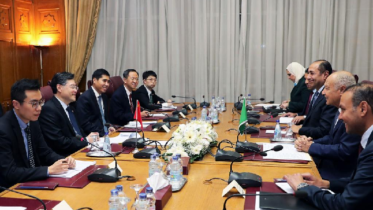 China, Arab League agree to implement China-Arab summit's outcomes - CGTN