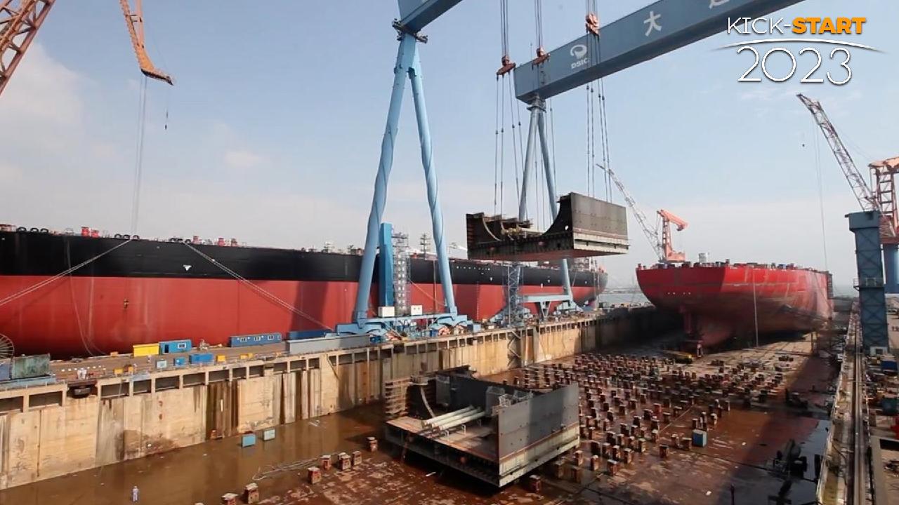 Live: A closer look at China's giant shipbuilder in Dalian - CGTN