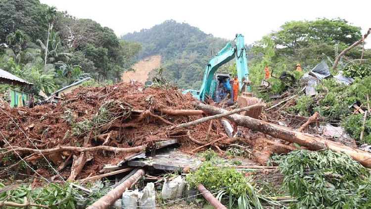 Indonesia landslide death toll rises to 30 - CGTN