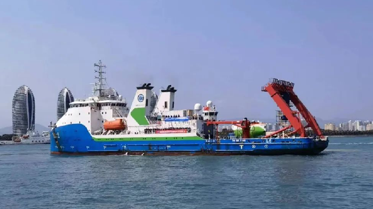 Chinese research ship completes deep-sea mission near Oceania - CGTN