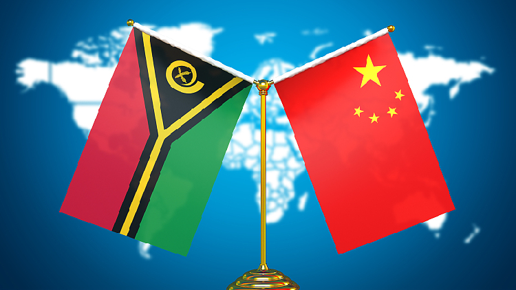 Chinese FM gives speech to celebrate 41 years of China-Vanuatu ties - CGTN